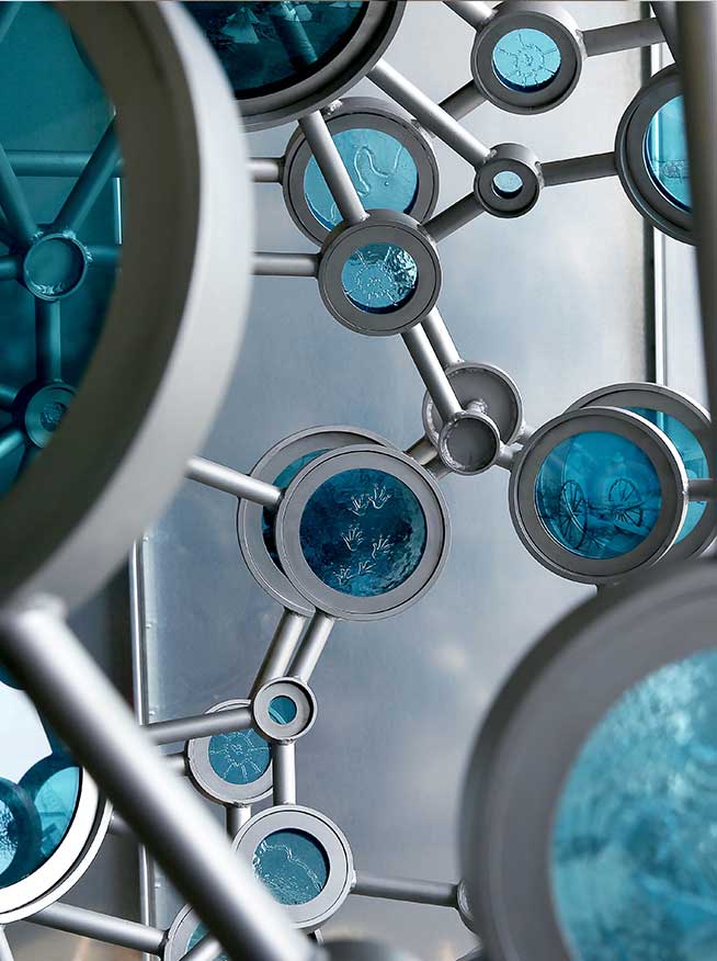 Dichroic Goldray Glass