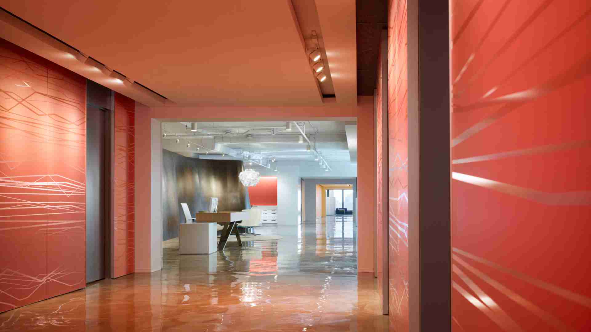 Cannon Design High Tech Lobby » Goldray Glass